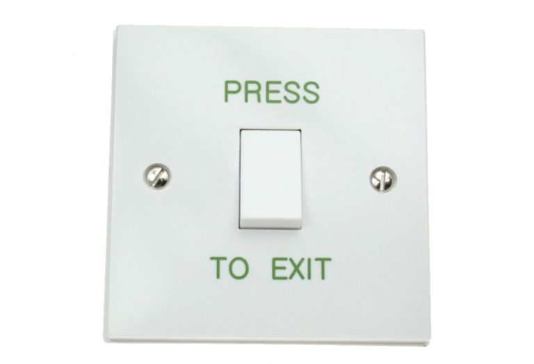 Exit Buttons, Single Gang, Door Hardware,