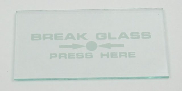 REX, Break Glass, Replacement Glass,