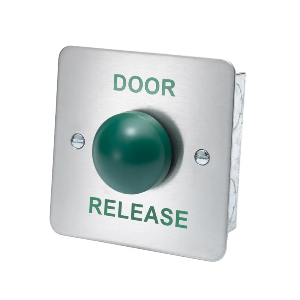 Highly Durable ST04DR Green Dome Door Release Button