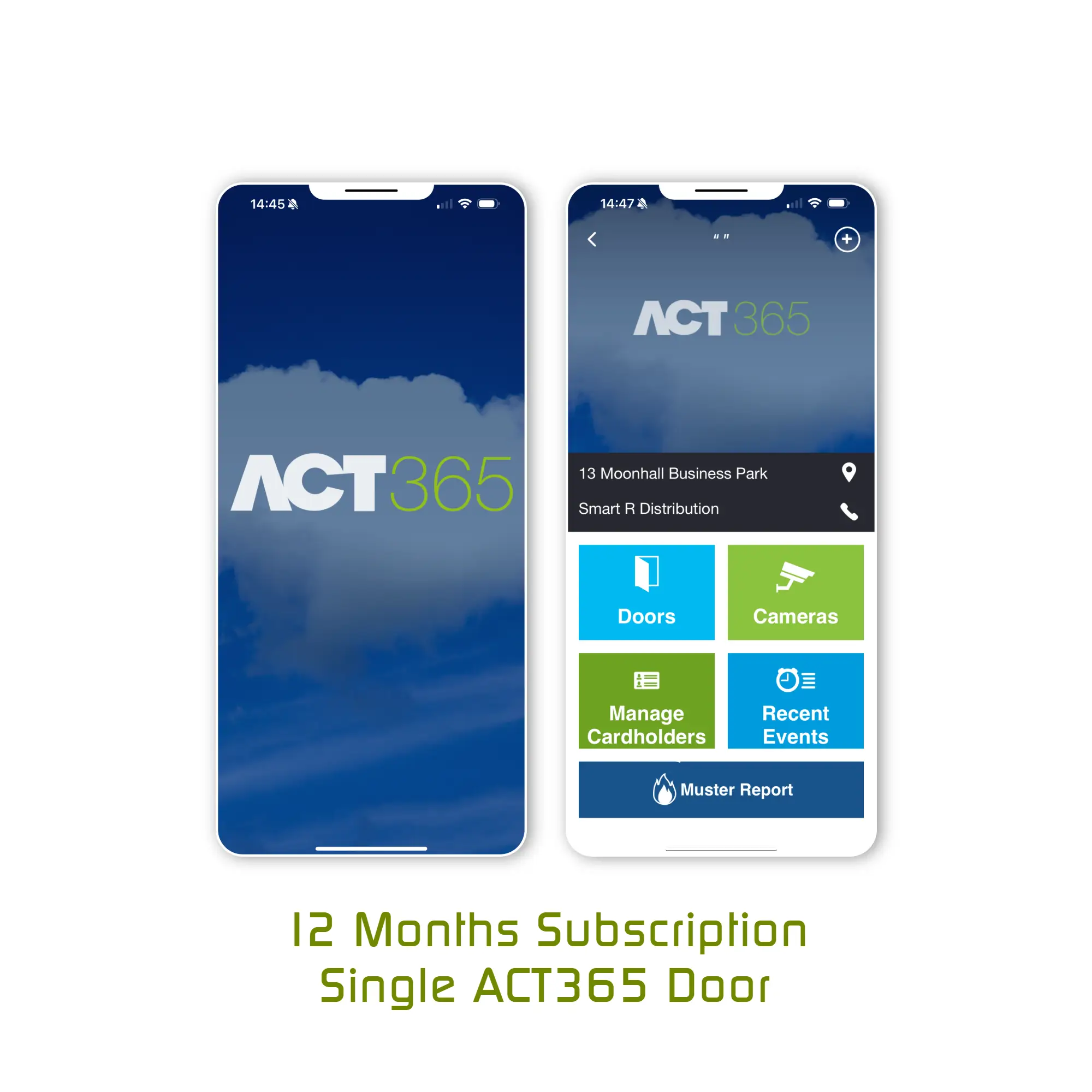 Acre ACT365 Software Licence: 12 Month Licence For 1 Door